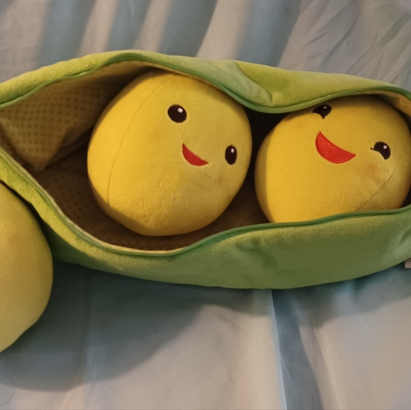 Toys | Disney Peas In A Pod Pixar Zip Up Plush Stuffed Animal Food Toys ...